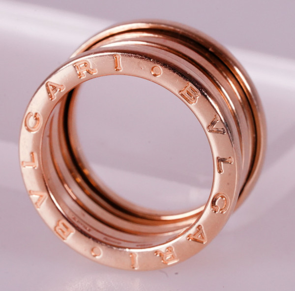 zeitloser Bvlgari B.Zero1 Ring aus 750 Gelbgold 4 Band GroBe 54